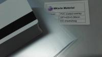 China Transparent PVC Coated Overlay Film 0.04-1.0mm Strong Adhesion for Card Lamination for sale