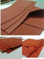 China 1.5-2.5mm Thick 55+/-5 Hardness Silicone Rubber Cushion Pads for Wood Industry Hot Pressing Machine MKCP-Wood-G1 for sale
