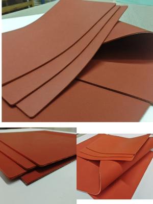 China 1.5-2.5mm Thick 55+/-5 Hardness Silicone Rubber Cushion Pads for Wood Industry Hot Pressing Machine MKCP-Wood-G1 for sale