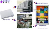 China MK PVC Core Sheet for Offset & Silk Screen Printing 0.12-0.76mm Thickness 45MPa Tensile Strength for sale