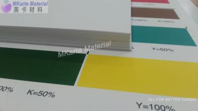 China Double-Sided Digital Printing PVC Sheets 0.1-0.4mm for HP Indigo S2000 S5600 S7600 Printers for sale