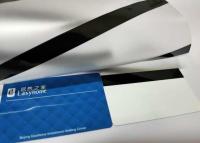 China LOCO Magnetic Stripe Coated PVC Overlay 0.04-0.10mm Thickness for Magnetic Card Production with 12.7mm Width for sale