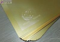 China Golden Inkjet Printable PVC Sheets 0.18-0.40mm for Smart Cards - A4/A3 Size with High Ink Adhesion for sale