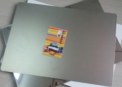 China Heavy Matte Laminated Steel Plates 0.6mm/0.8mm Thickness with Ra 1.3-1.5μm Surface for Plastic Card Laminators for sale