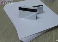 China MGI Digital Printable White PVC Sheet 0.15mm-0.40mm with 4.5N/cm Peel Strength for Card Manufacturing for sale