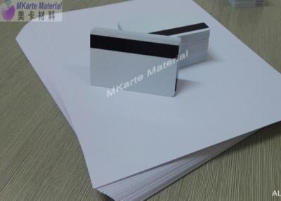 China MGI Digital Printable White PVC Sheet 0.15mm-0.40mm with 4.5N/cm Peel Strength for Card Manufacturing for sale