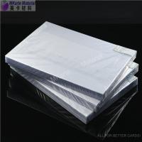 China Transparent PVC Coated Overlay Film 0.04-1.0mm Thickness with ≥6.0 N/cm Peel Strength for Printing Applications for sale