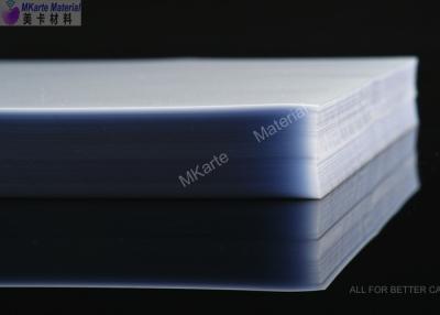 China PVC Coated Overlay Film MCO-W for Smart Cards - 0.04-0.10mm Thickness with ≥6.0 N/cm Peel Strength for sale