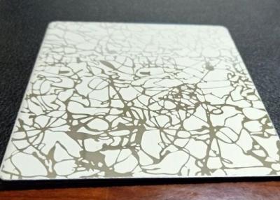 China Textured Embossed Laminated Steel Plates 0.8mm Thickness HRC80±20 Hardness for Card Production for sale