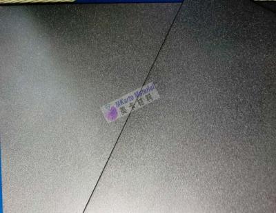 China Heavy Grain Aluminum Laminated Steel Plate 0.6mm 0.8mm for Plastic Card Laminating A4 A3 Custom Size for sale