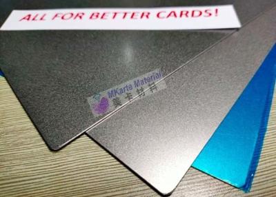 China Slight Grain Finish Lamination Steel Plates 0.6mm/0.8mm for Plastic Card Manufacturing for sale