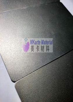 China Heavy Grained Finish Laminated Aluminum Plate 0.8mm A4 A3 for Plastic Card Laminating Roughness 3.0-6.0um for sale