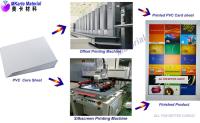 China PVC Core Printing Sheets 0.12-0.76mm for Offset and Silk Screen Printers - High Tensile Strength 45MPa for sale