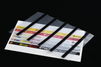 China Magnetic Stripe Coated Overlay for Plastic Card Lamination - A4 Size, 0.04-1.0mm Thickness, HICO/LOCO Stripe for sale