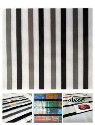 China LOCO Magnetic Stripe PVC Coated Overlay Film 0.04-0.10mm Thickness for ID Card Production for sale