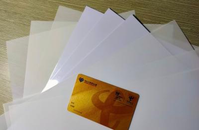 China A4 PVC Inkjet Card Sheet Set - 0.76mm Thickness for ID Card Production with Epson/Canon Printers for sale