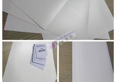 China Low Vicat PC Plastic Core Sheet 0.05-1.0mm for Contactless RFID Card Production with 85-90℃ Softening Point for sale