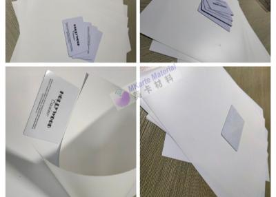 China Smart Card Body Material White Petg Sheet With High Chemical Stability for sale