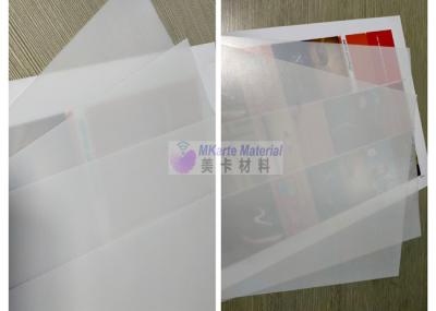 China Transparent PETG Plastic Card Core Sheet 0.10mm-0.76mm Thickness with 80°C Vicat Softening Point for ID and Credit Cards for sale