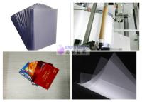 China One Side Glue Coating PETG Plastic Sheet 0.04-0.10mm Thickness with 78°C Temperature Resistance for Card Production for sale