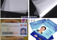 China Environmental PETG Overlay Film 0.04-0.10mm for ID Cards with ≥6.0 N/cm Peel Strength and 200+ Hours Aging Resistance for sale