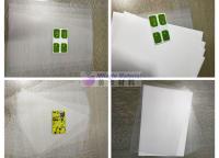 China Transparent Polycarbonate PC Overlay Sheet 0.04-0.10mm for Laser Engraved Card Production for sale