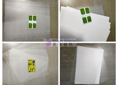 China Transparent Polycarbonate PC Overlay Sheet 0.04-0.10mm for Laser Engraved Card Production for sale