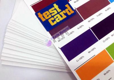 China Konica Digital Printable PVC Sheet 0.15-0.40mm for Smart Cards - A4/A3 Size Compatible with Minolta Printers for sale