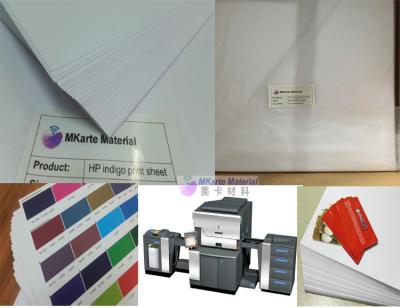 China Fuji-Xerox Digital Printing PVC Card Material 0.15-0.40mm for IC Cards Production for sale