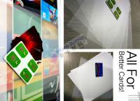 China PETG Coated Overlay Film for Smart Cards - 0.04-0.1mm Thickness with 74-78°C Vicat Softening Point for sale