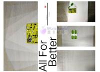 China 1mm Transparent PETG Coated Film for Plastic Card Production - 0.04-0.1mm Thickness, 74-78°C Vicat Softening Point for sale
