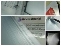 China Strong Adhesion PVC Overlay Film 0.05mm for ID Card Lamination Aging Resistant for sale