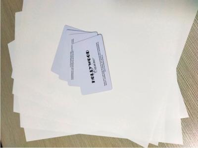 China White PETG Card Core Sheet 0.76mm for Smart Card Body Production for sale