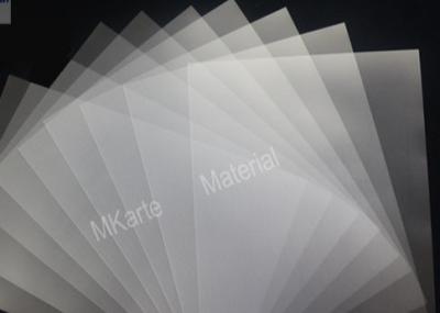 China Strong PVC Coated Overlay Film with 1.26 g/cm³ Density and 72°C Vicat Temperature for Card Production for sale