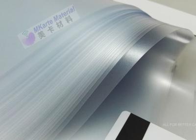 China Transparent PVC Coated Overlay Film 0.1mm 40 MPa Strong Adhesion for Card Lamination for sale