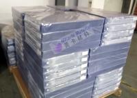 China Transparent Glossy 1.0mm Bank Card PVC Coated Overlay for sale