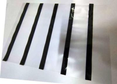 China Anti Moisture 0.04mm A4 Magnetic Stripes PVC Coated Overlay for Card Manufacturing - 12.7mm Stripe, 110-150°C Lamination for sale