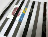 China 0.04mm PVC Card Magnetic Stripe Coated Overlay Film A4 A3 Size for Card Lamination for sale