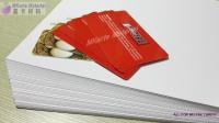 China 0.40mm Double Sided Digital Printing PVC Sheets for HP Indigo Printers - White Color 0.18-0.40mm Thickness for sale