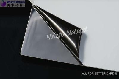 China A4 Slight Matte Finish Laminated Steel Plate 0.8mm for Card Laminator for sale