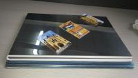 China 800 Micron HRC80 Glossy Card Lamination Steel Plate 0.6mm Custom Size for sale
