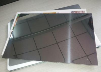 China Mirror Finish Stainless Steel Laminating Plates 0.6mm/0.8mm Thickness with 800+ GU Gloss for Card Manufacturing for sale