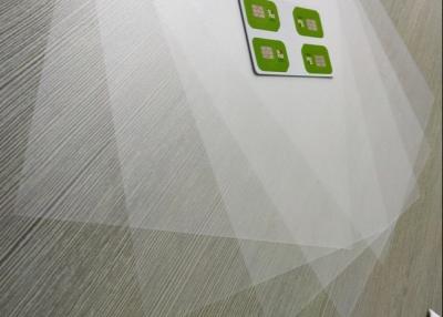 China Semi-Transparent 0.085mm PC Uncoated Overlay Films for Laser Engraving - 210×297mm Smart Card Production Material for sale