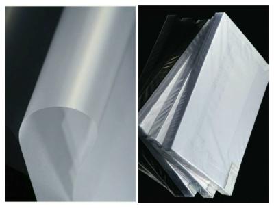 China Laser Engraving A4 Polycarbonate Uncoated Overlay PC Films 0.04-0.085mm Thickness for Smart Card Production for sale