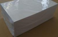 China White PETG Plastic Card Core Sheet 0.10-0.76mm Thickness with 120°C Heat Resistance for ID and Credit Card Production for sale