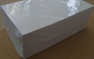China White PETG Plastic Card Core Sheet 0.10-0.76mm Thickness with 120°C Heat Resistance for ID and Credit Card Production for sale
