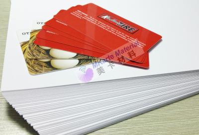 China Konica Digital Printable PVC Sheet A3+ Smart Card Material 0.15-0.40mm Thickness for Minolta Printers for sale