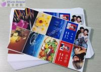 China 0.18mm Dual-Side Digital Printing PVC Sheets with 45MPa Tensile Strength for Smart Card Manufacturing for sale