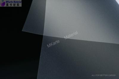 China 0.08mm A3 PVC Coated Overlay for Card Body Lamination 72°C Vicat for sale