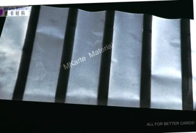China Transparent 0.1mm A4 Magnetic Stripe Coated Overlay Film with 12.7mm HICO/LOCO Stripes for sale